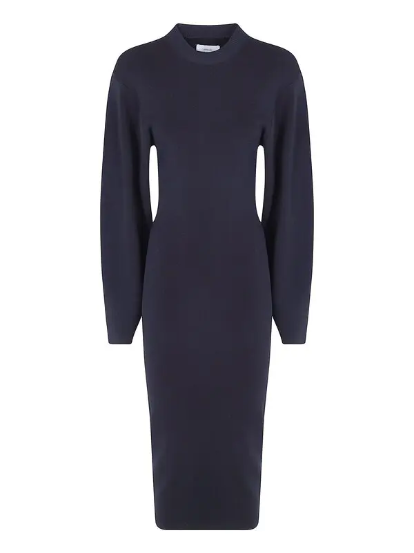 Loulou De Saison Elena High-neck Bodycon Dress - Black