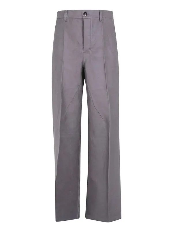 Rick Owens Jeans Slim Fit "work Pant - Gray
