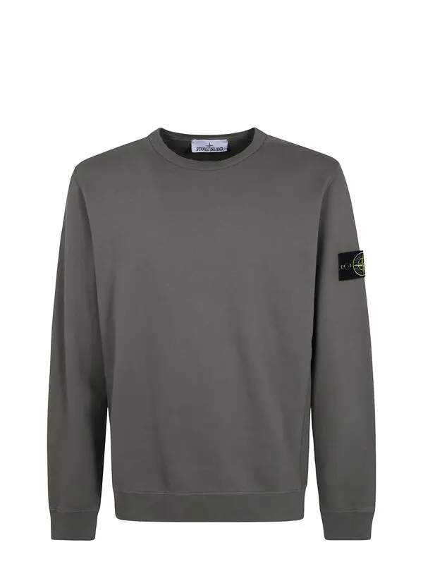 Stone Island Sweatshirt Round Neck "61000 - Green