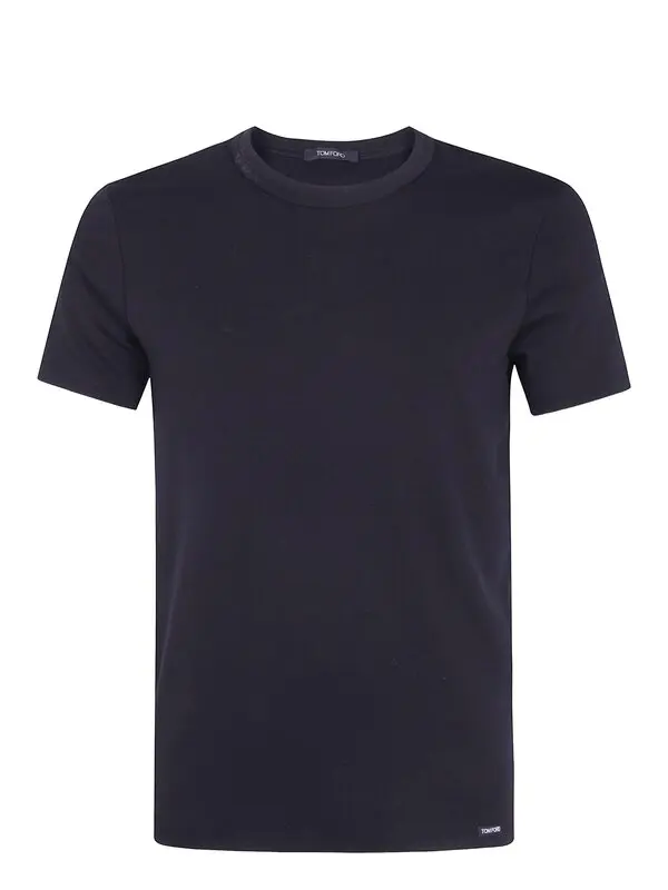TOM FORD UNDERWEAR T-shirt Crewneck Cotton Stretch Jersey - Black