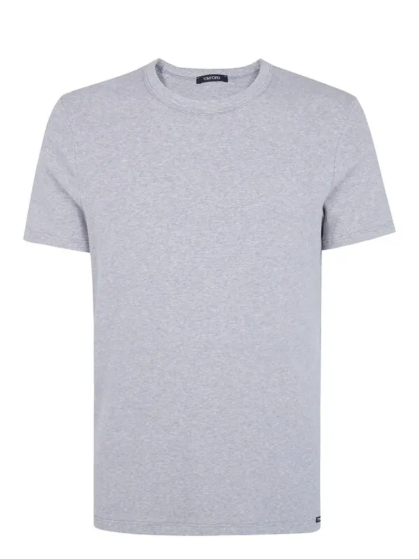 TOM FORD UNDERWEAR T-shirt Crewneck Cotton Stretch Jersey - Gray