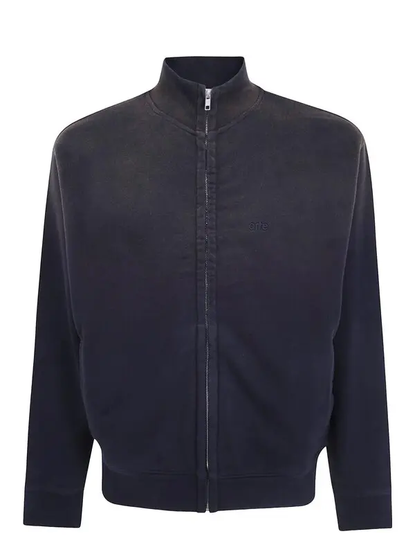 ARTE ANTWERP Basic Fadeout" Zip-up Jacket - Black