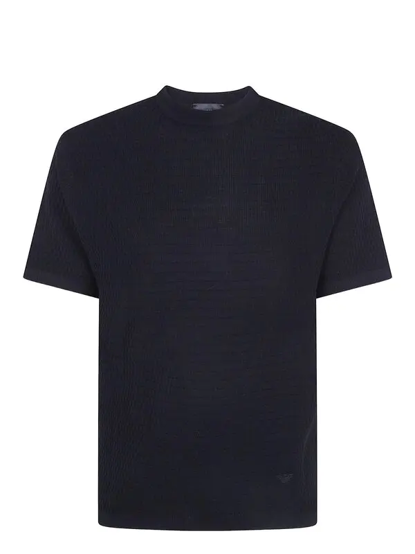 Emporio Armani T-shirt Classic Round Neck - Black