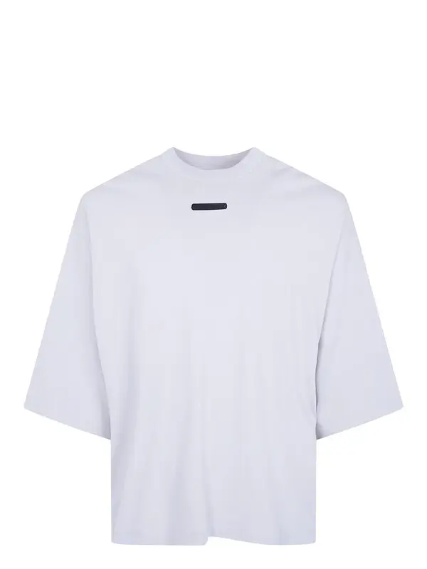 Fear Of God T-shirt Cotton "merch Tee - Blue