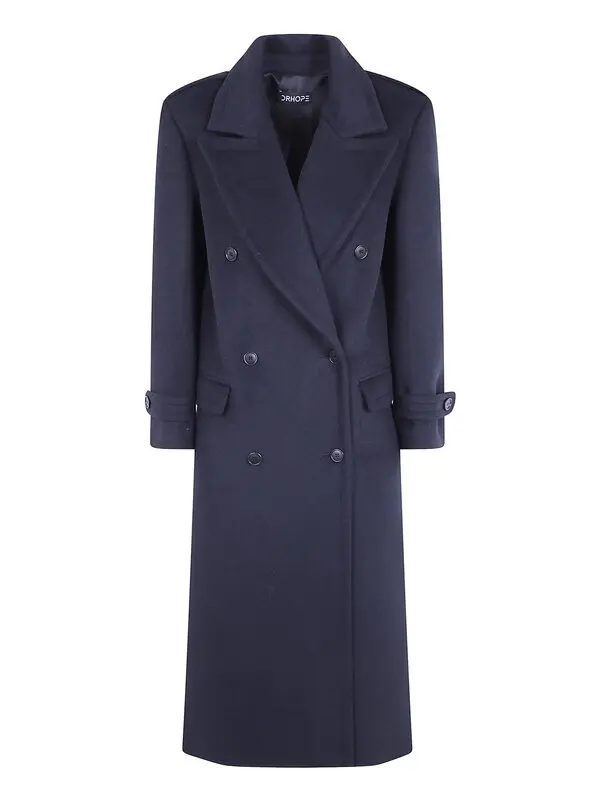 DRHOPE Maxi Wool Coat - Black