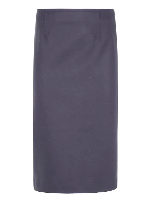 MAISON MARGIELA Skirt Wool Blend "midi Skirt - Gray
