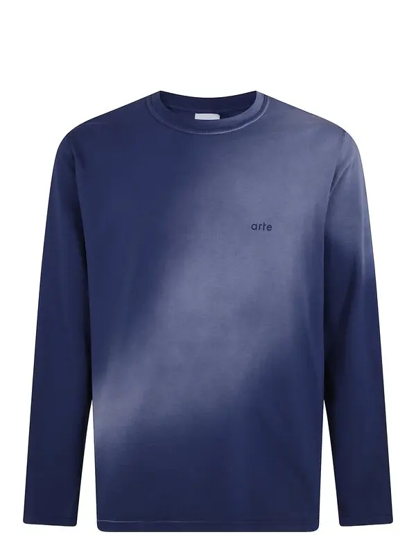 ARTE ANTWERP Sweater Long Sleeve "fadeout - Blue