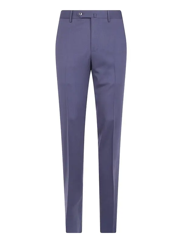 PT TORINO Virgin Wool Trousers - Blue