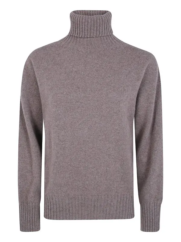 D.exterior Cashmere Turtleneck Sweater - Brown