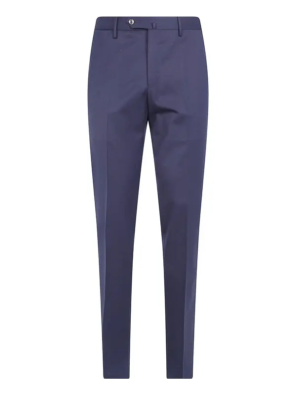 PT TORINO Wool Blend Trousers - Blue