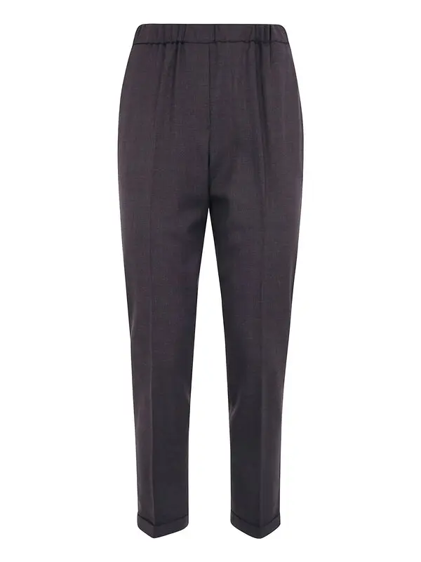 Antonelli Firenze Rosalba" Slim Wool Pants - Brown