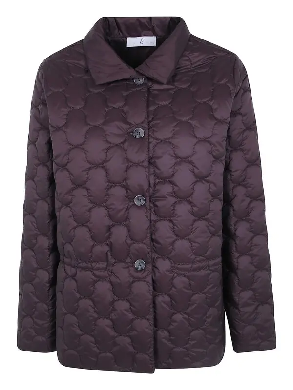WHYCI Jacket With Coulisse "wh0871 0078 Dark - Brown