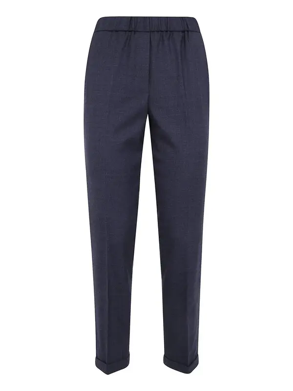 Antonelli Firenze Rosalba" Slim Wool Trousers - Gray