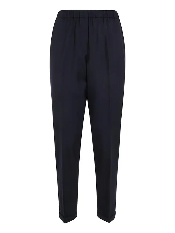 Antonelli Firenze Rosalba" Slim Fit Wool Trousers - Black