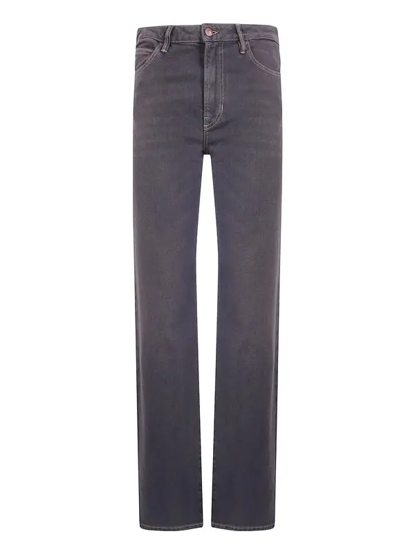 CIGALA'S Straight Leg Jeans - Brown