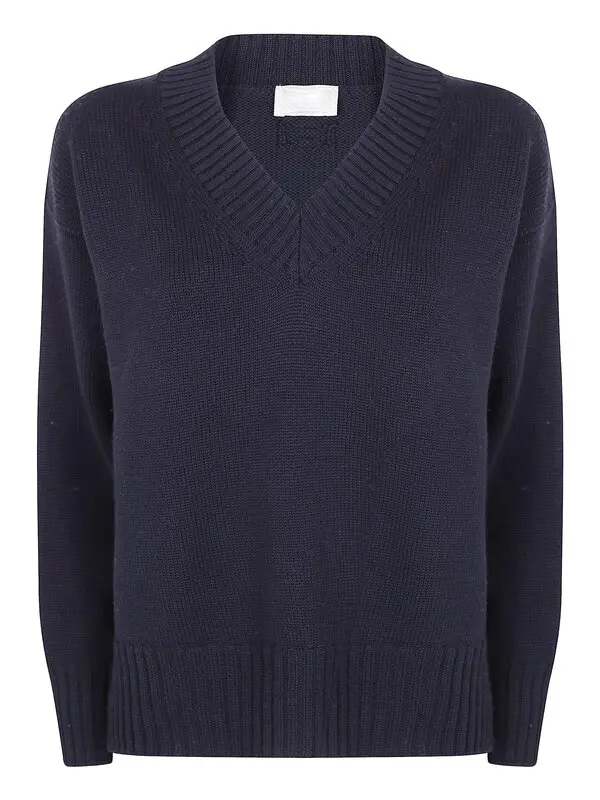 DRUMOHR V-neck Wool Sweater - Gray