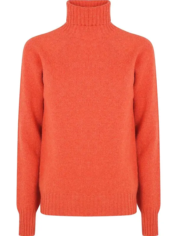 DRUMOHR Wool Turtleneck Sweater - Yellow