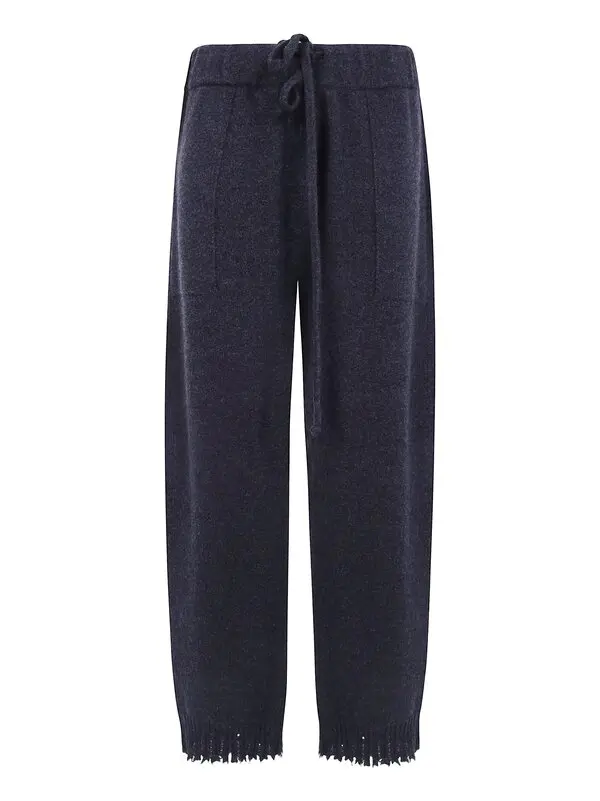 UMA WANG Pants Cashmere "ankle Pants - Gray