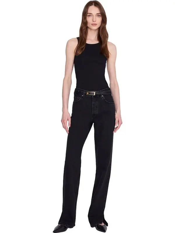 ANINE BING Sixtine Tank Top - Black
