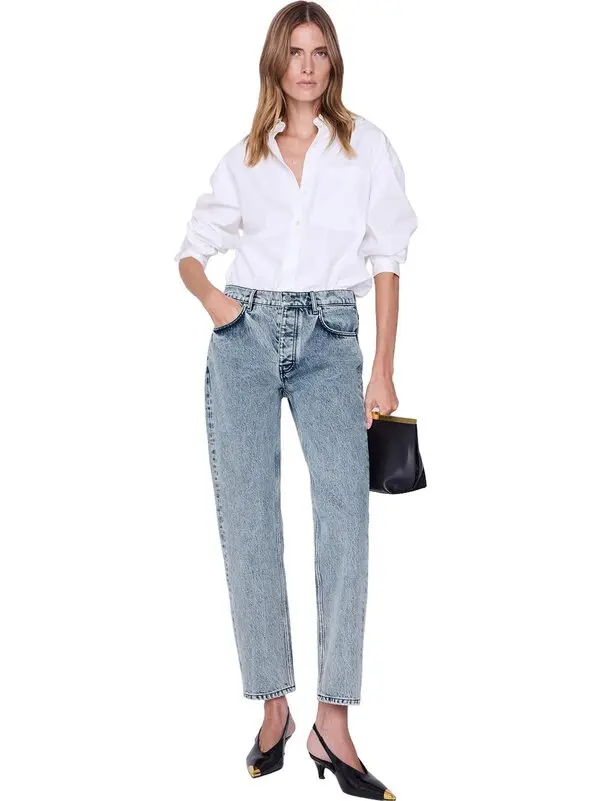 ANINE BING Scott Shirt - White