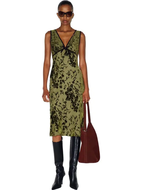 REFORMATION Nomi Dress - Green