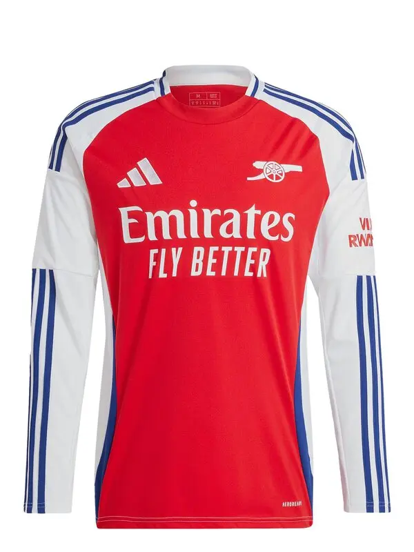 Adidas Arsenal 24/25 Long Sleeve Home Jersey - Red