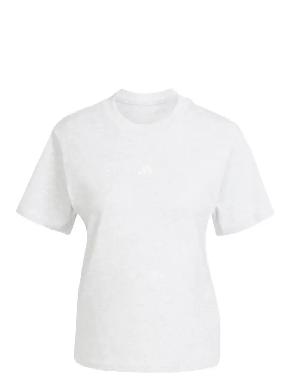 Adidas Logo Cotton Tee - Grey