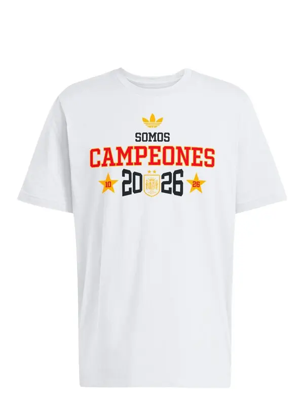 Adidas Spain Somos Campeones T-shirt - White