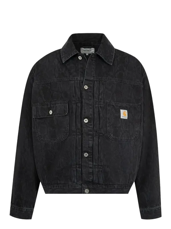 Carhartt Work In Progress Belmar Jacket 'stone Camo - Black