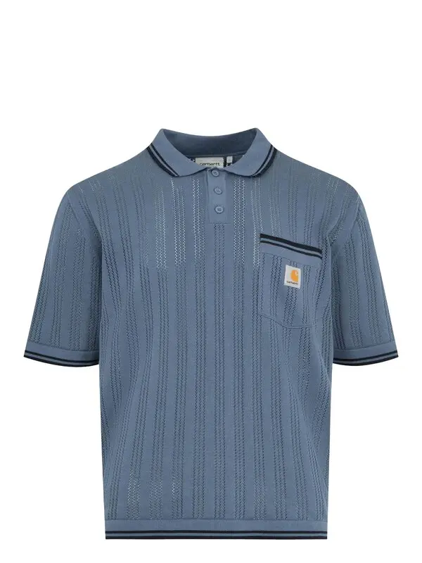 Carhartt Work In Progress Short-sleeve Ramsey Polo - Blue