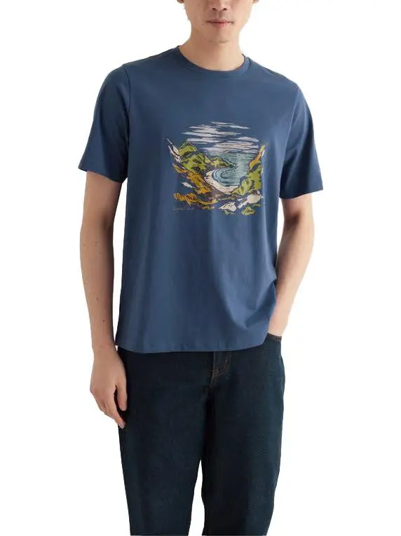 SEASALT CORNWALL Midwatch Graphic T-shirt - Cove Path Squall