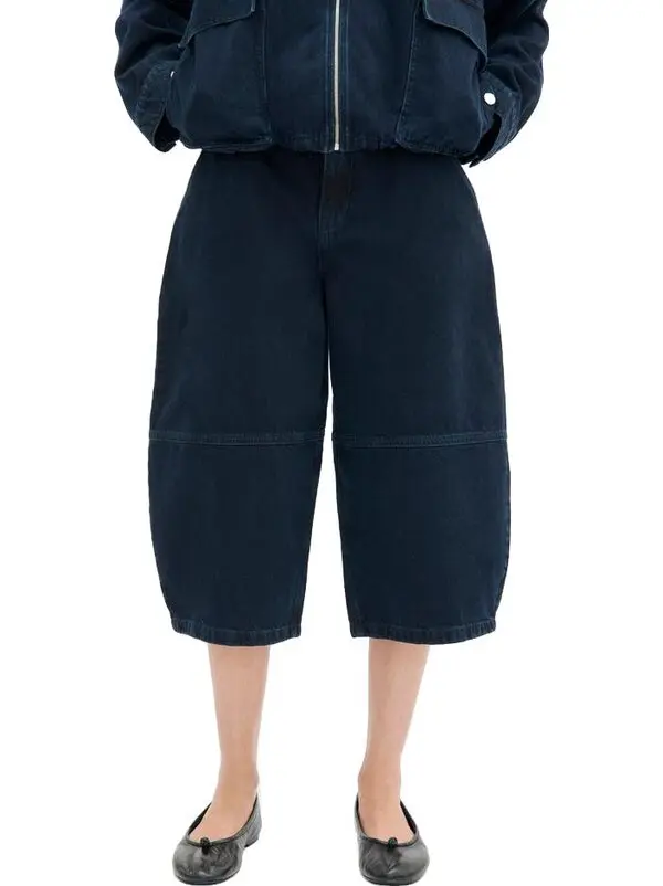 ALIGNE Haven Balloon Shorts - Blue Black