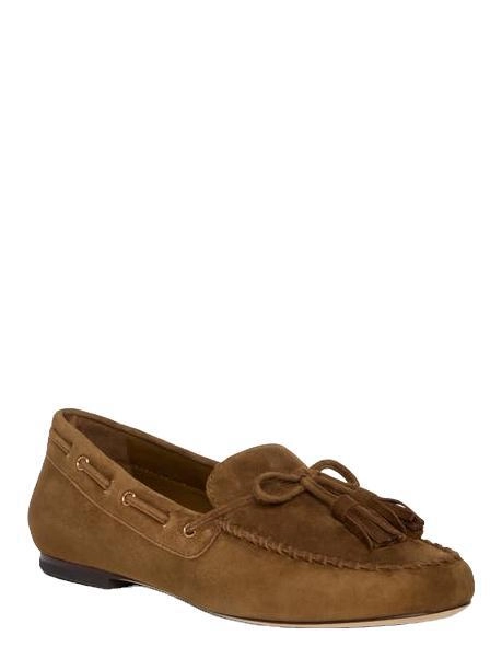 Paige Ezra Tassel Loafer - Chestnut