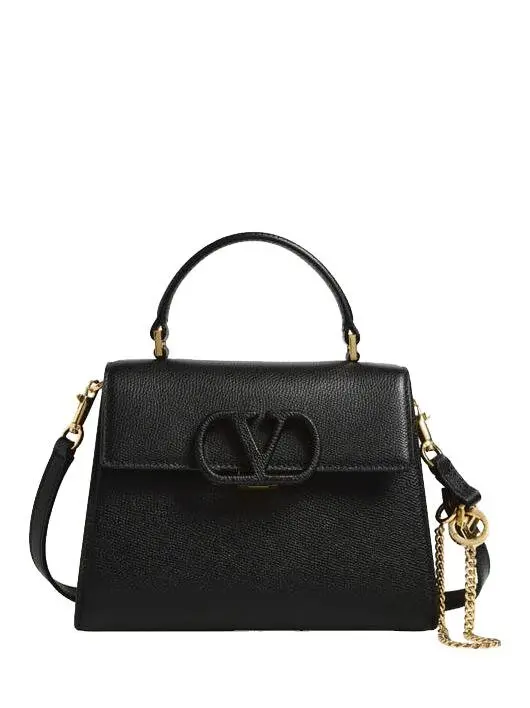 Valentino Garavani V Sling Top Handle Bag - Black