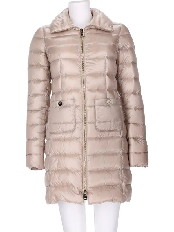 Herno Long Puffer Coat - Beige