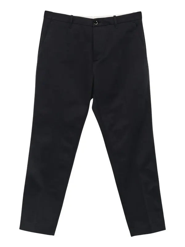 NINE:INTHE:MORNING Wool-blend Tailored Trousers - Navy