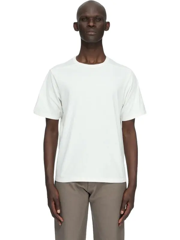 Rick Owens Round-neck Short-sleeve Cotton T-shirt, Size - Bianco