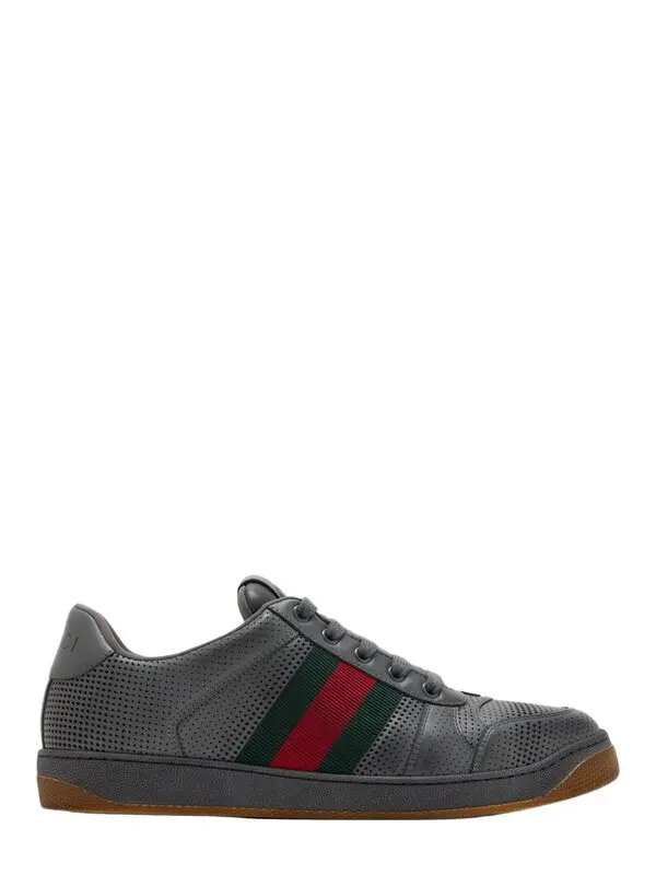 Gucci Perforated Leather Sneakers - Mpvrv