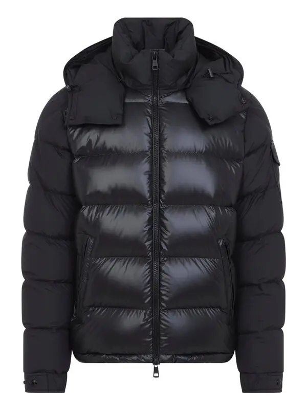 Moncler Maya Quilted Down Jacket - Black