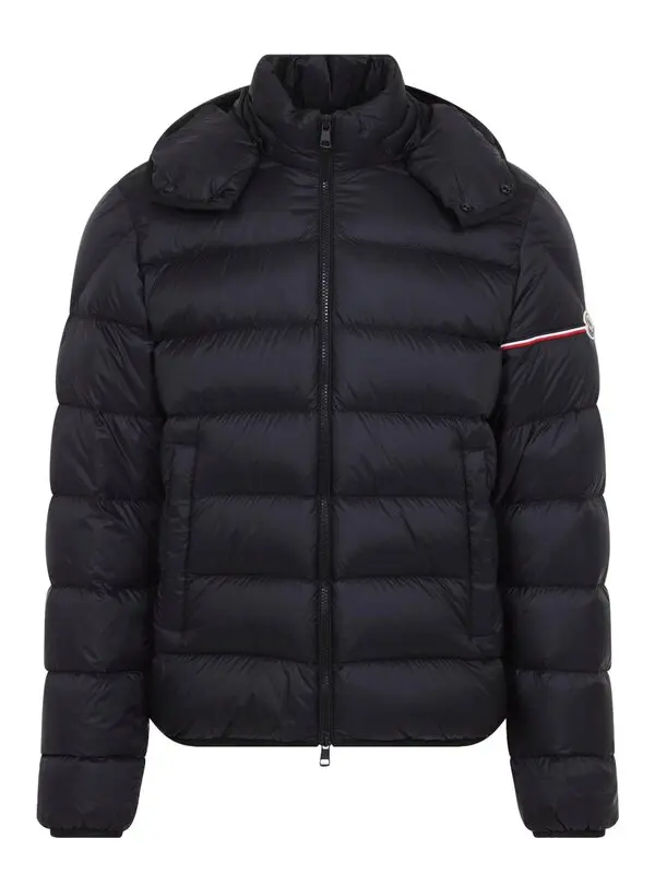 Moncler Ravenlock Down Jacket With Hood - Black
