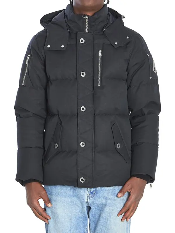 Moose Knuckles 3q Jacket - Blk W/blk