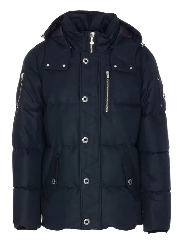 Moose Knuckles 3q Jacket - Navy W/blk