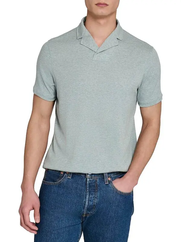 W.R.K Slim Fit Rib Solid Polo - Teal