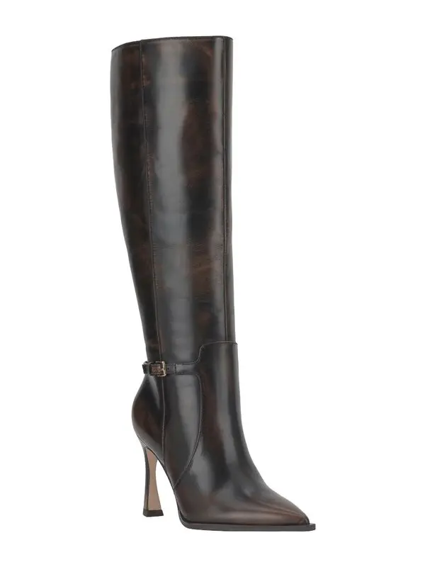 Jessica Simpson Soavel Knee High Stiletto Boots - Brown