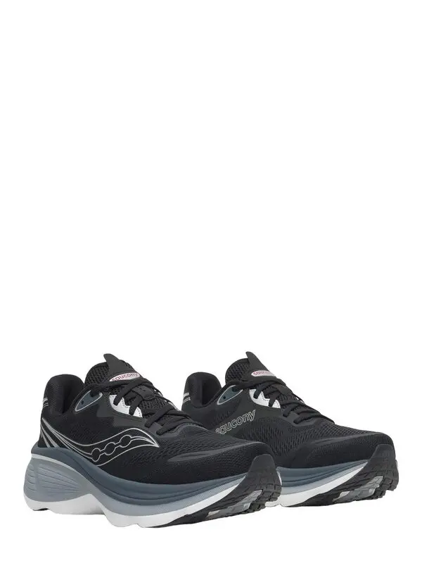 Saucony Hurricane 23 Neutral Stability Running Shoe - Black/silver