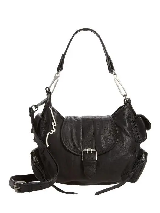 Free People We The Free Asher Leather Tote Bag - Black
