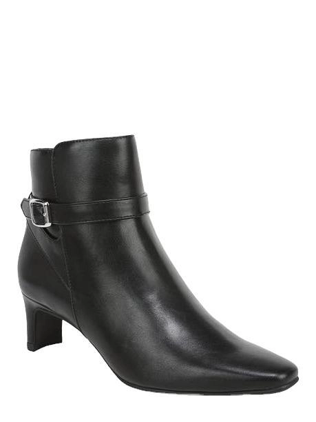 LIFESTRIDE Fawn Bootie With Buckled Ankle Strap - Black