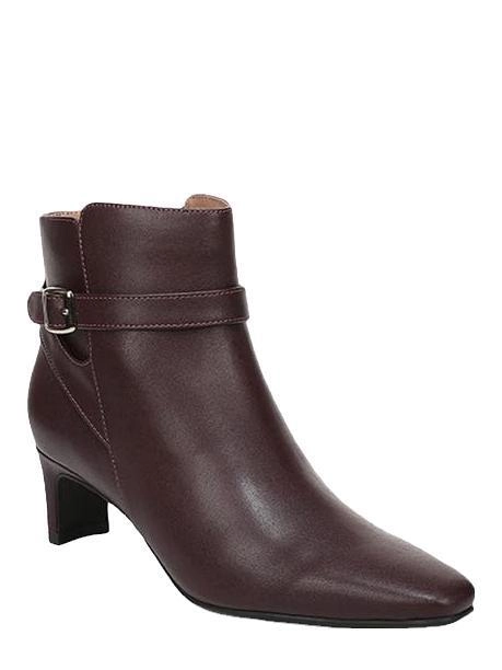 LIFESTRIDE Fawn Bootie With Buckled Ankle Strap - Mulberry