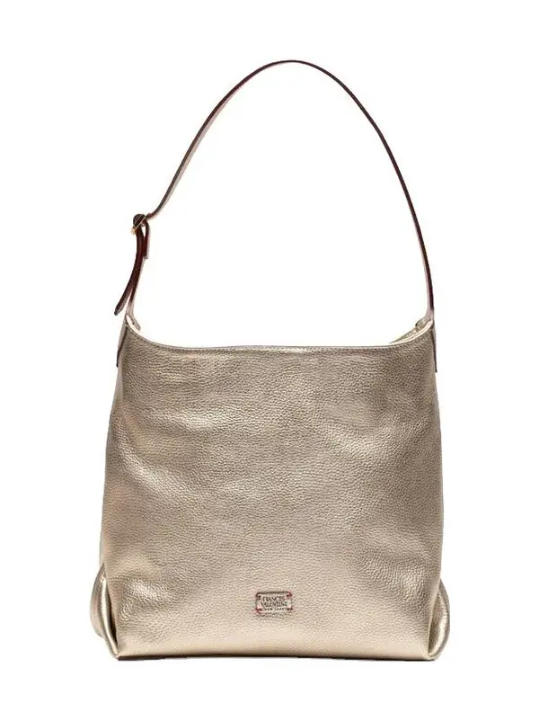 FRANCES VALENTINE Brynn Leather Hobo Bag - Gold