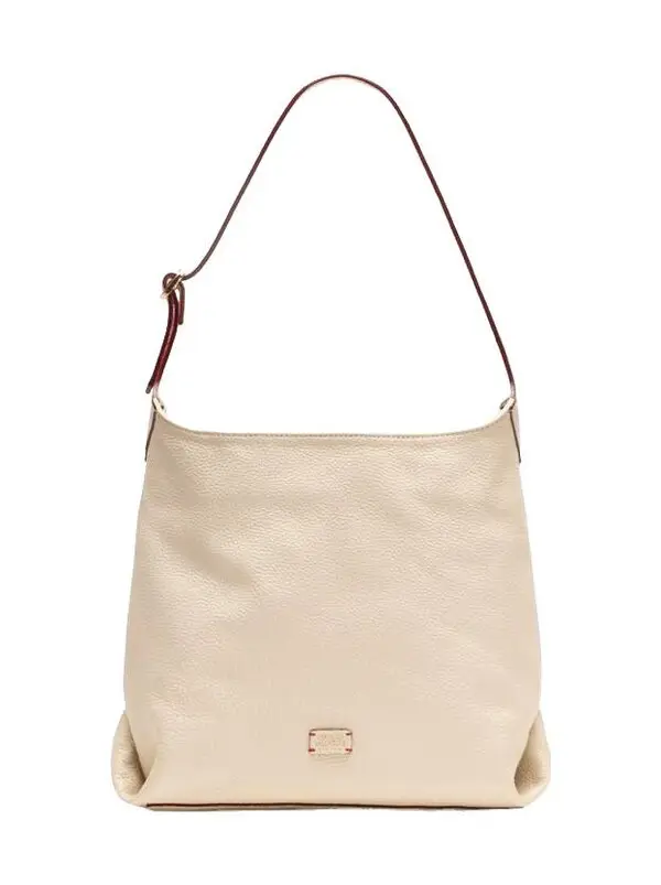 FRANCES VALENTINE Brynn Leather Hobo Bag - Oyster